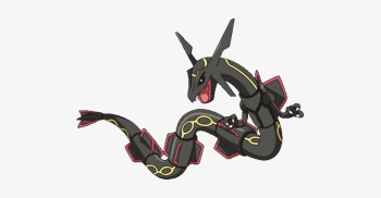 Free: 384rayquaza-shiny Xy Anime - Pokemon Rayquaza Shiny - 489x347 PNG ...