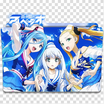 Free: , three anime characters illustration transparent background PNG ...