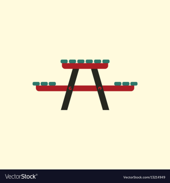 Free: Camping table wooden park bench vector image - nohat.cc