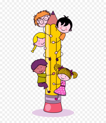 Free: Child Pencil Clip art - Children holding a pencil vector - nohat.cc