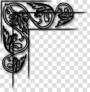 Free: Corners Stamps, blue floral frame transparent background PNG ...