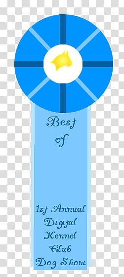 Free: DKC dog show Best in Show ribbon, no name transparent background ...