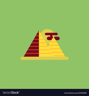 Free: Egypt pyramids and sun vector image - nohat.cc