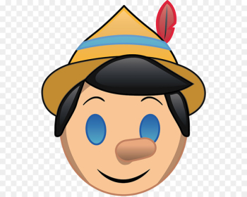 Free: Emoji Pinocchio Emoticon Smiley The Walt Disney Company ...
