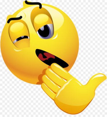 Free: Hard Thinking Face - Emoji Thinking Face Png - nohat.cc