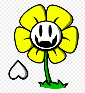 Free: Undertale Flowey Sprite Pixel art - sprite - nohat.cc