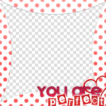 Free: Marcos en, square white and pink heart frame transparent ...