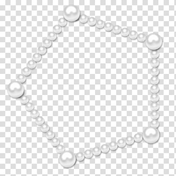 Free: Frames , pearl border transparent background PNG clipart - nohat.cc