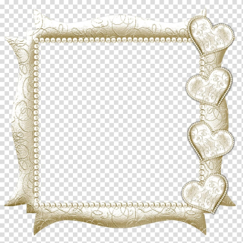 Free: Simple Frames, beige border frame graphics transparent background ...