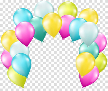 Free: Balloon Clip art - Transparent Balloons Arch Clipart Image - nohat.cc