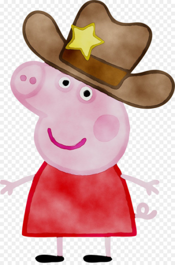 Free: George Pig Daddy Pig Party Birthday, pig, Peppa Pig holding ...