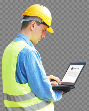 Free: Female industrial worker in factory wearing headphones and ...