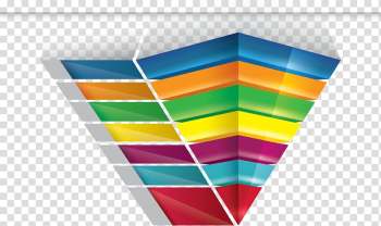 Free: Inverted pyramid Triangle Computer file, Color inverted Pyramid ...