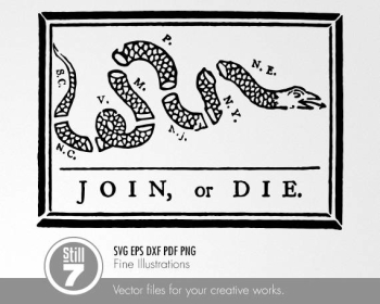 Free: Join or Die svg eps dxf pdf png | PNGio - nohat.cc