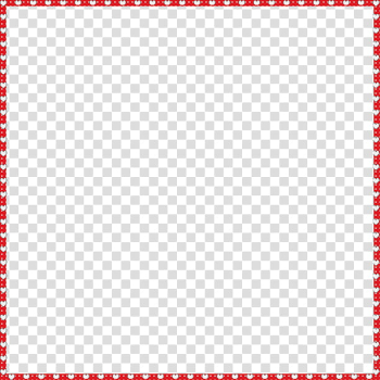 Free: Marcos en, red and white heart boarder frame illustration ...