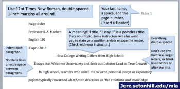 Free: MLA Style Paper: Layout of First Page | Jerz's Literacy Weblog ...