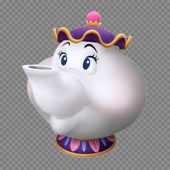 Free: Beast Belle Mrs. Potts Cogsworth Animation, Animation transparent ...