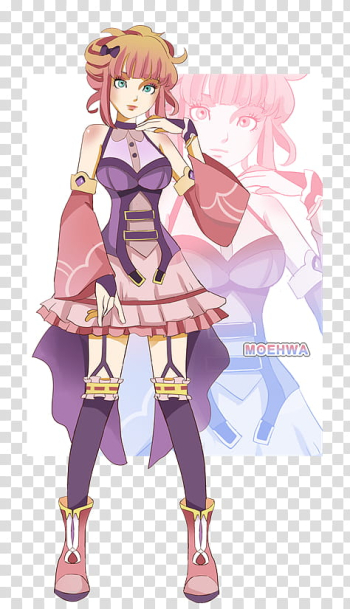 Free: OC adopt closed, female anime character transparent background ...