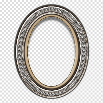 Free: Frames, oval brown frame transparent background PNG clipart ...