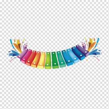 Free: Musical keyboard Poster, Color keyboard transparent background ...