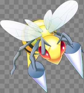 Free: Pokemon 2015 Shiny Beedrill Pokedex: Evolution, Moves, Location, Stats - nohat.cc