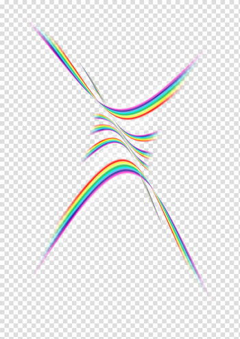 Free: Rainbow stripe, rainbow line illustration transparent background ...