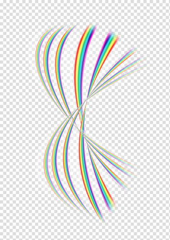 Free: Rainbow stripe, rainbow line illustration transparent background ...