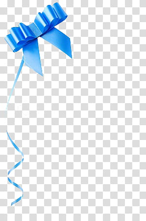 Free: Resource Feeling Blue, blue ribbon bow transparent background PNG ...