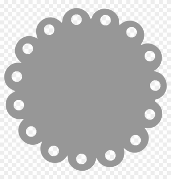 Free: Scalloped Circle Frame Clip Art - nohat.cc