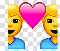 Free: Snapchat Emojis Love Lesbian Gay, heart iPhone emoji transparent ...