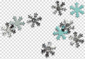 Free: Snowflake schema Christmas, Silver snowflake transparent ...