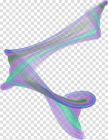 Free: Spirograph Trilogy , green and pink abstract transparent ...