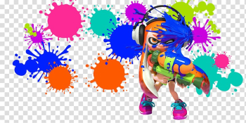 Free: Splatoon 2 Party Birthday, splash splatoon transparent background ...