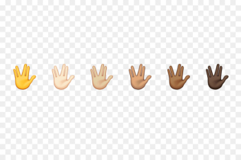 Free: Spock Emoji Emoticon Vulcan salute Greeting - hand emoji - nohat.cc