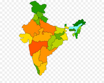 Free: States and territories of India Map Clip art - india map - nohat.cc
