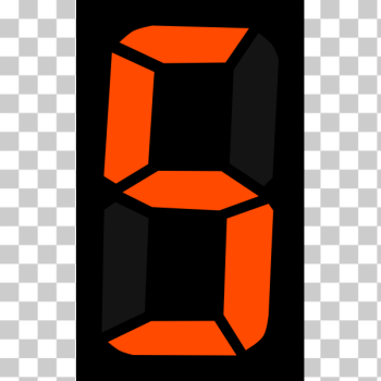 Free: SVG 7 segment display - 5 - nohat.cc