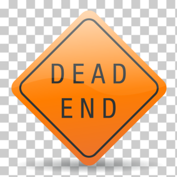 Free: SVG Vector clip art of dead end warning traffic sign - nohat.cc