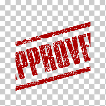 Free: SVG Vector graphics of red approved stamp - nohat.cc