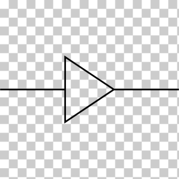 Free: SVG Vector image of quotbufferquot electronic logic symbol - nohat.cc