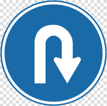 Free: U Turn Sign PNG Image with Transparent Background - nohat.cc