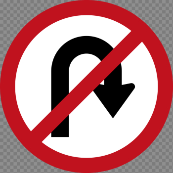 Free: U Turn Sign PNG Image with Transparent Background - nohat.cc