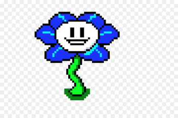 Free: Undertale Flowey Sprite Pixel art - sprite - nohat.cc