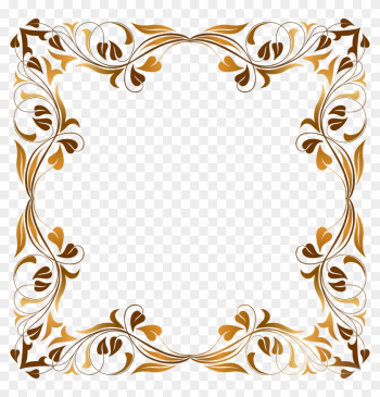 Vector floral frame vignette border card design template - top related ...