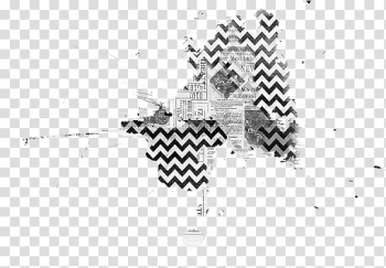 Free: Visual Chaos V, white and black abstract transparent background ...