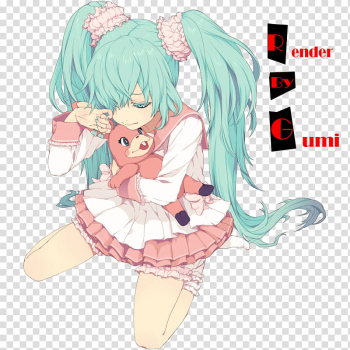 Free: Vocaloid Render , white, red, and green abstract painting ...