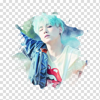 Free: Watercolor Edit BTS Suga transparent background PNG clipart ...