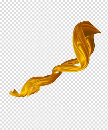 Free: Gold ribbon , Ribbon Banner , Yellow Ribbon transparent ...