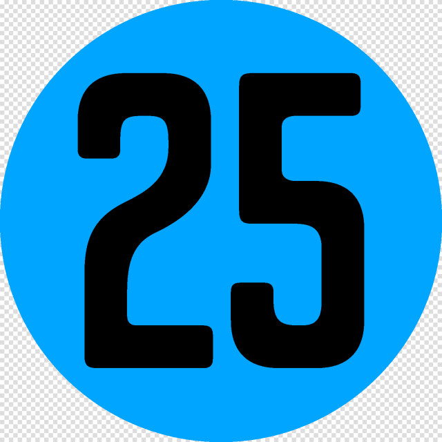 Free: 25 Number Download PNG Image - nohat.cc