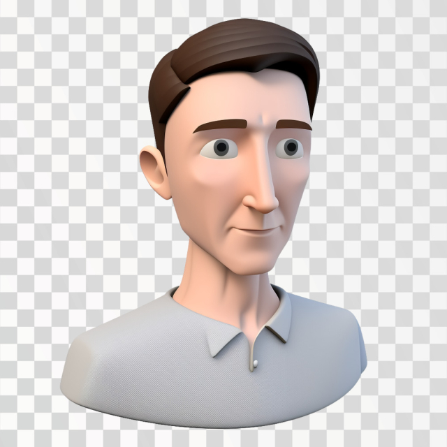 Free: 3D default avatar of male - PNG transparent - nohat.cc