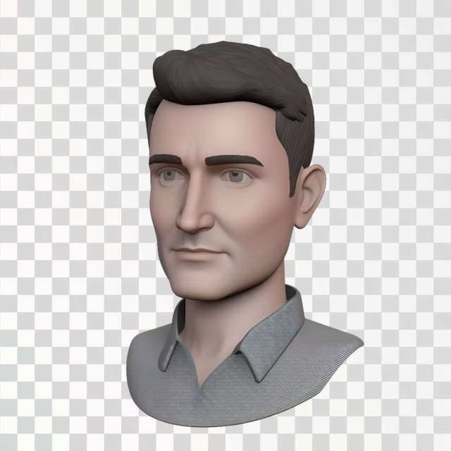 Free: 3D default avatar of male - PNG transparent - nohat.cc